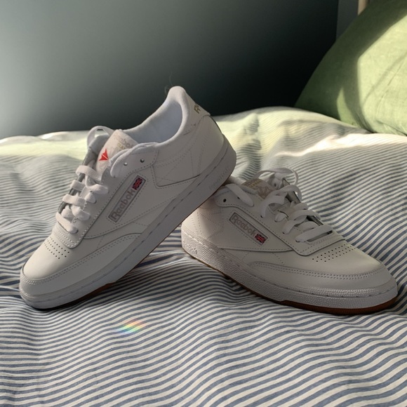 Reebok | Shoes | Womans Reebok Classic C85 Tennis Shoes All White Nwt ...